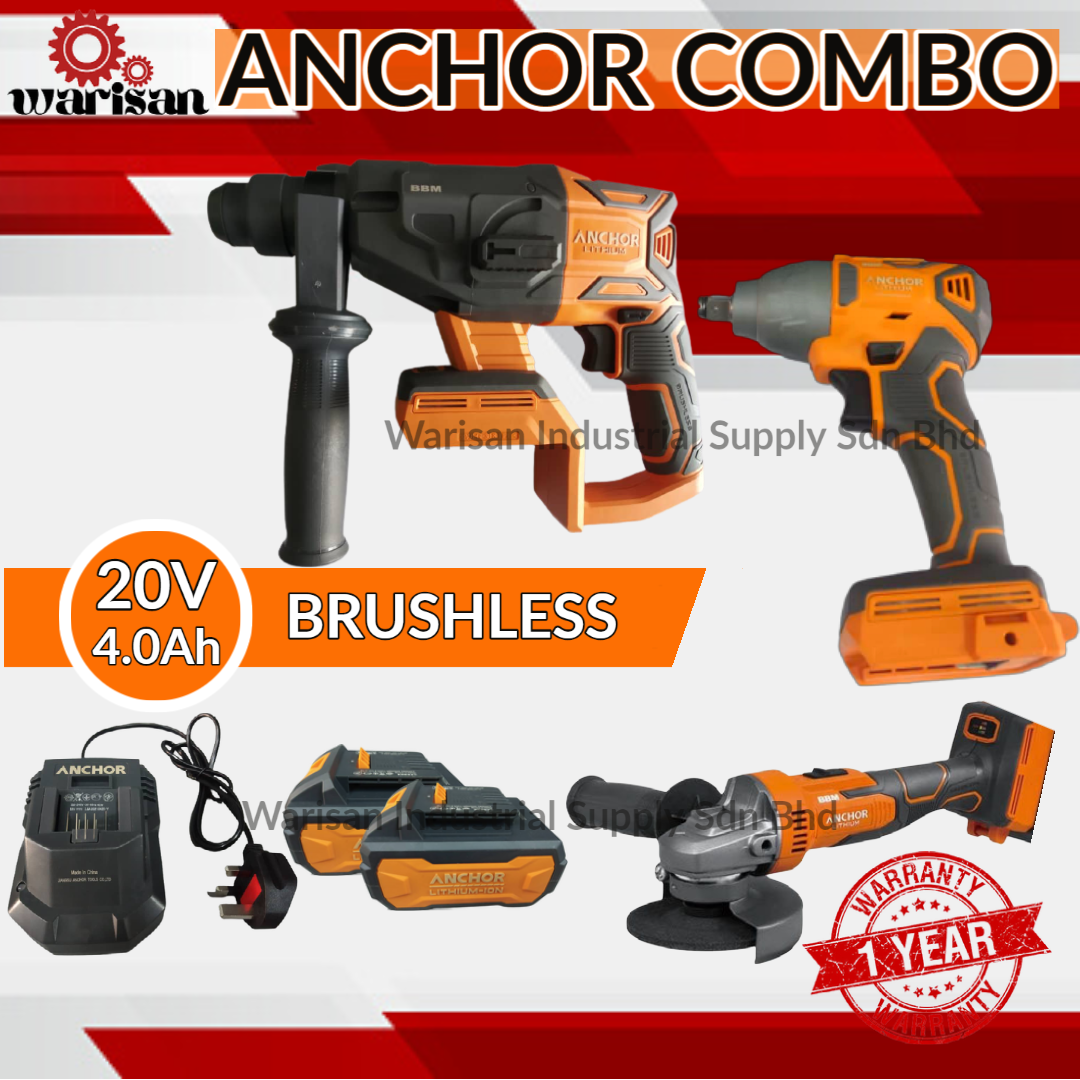 ANCHOR (ANGLE GRINDER, ROTARY HAMMER, IMPACT WRENCH) 20V BRUSHLESS ...