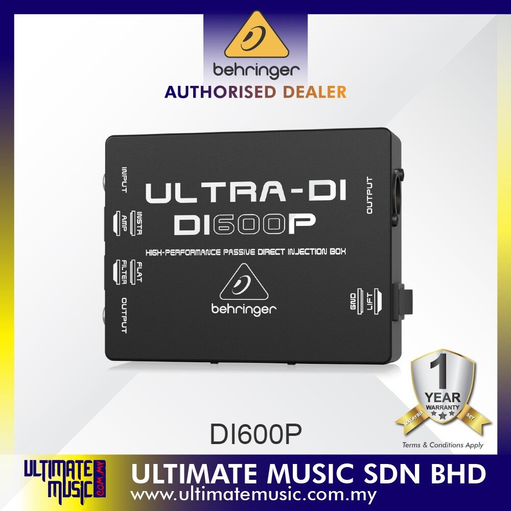 BEHRINGER ULTRA-DI DI600P High-Performance Passive DI-Box | Lazada