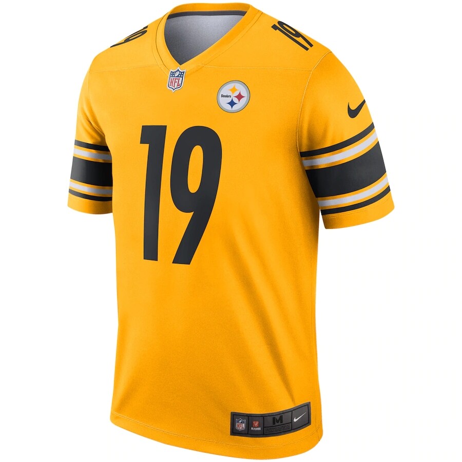 2022 NFL Jerseys JuJu Smith-Schuster Pittsburgh Steelers #19 Stitched ...