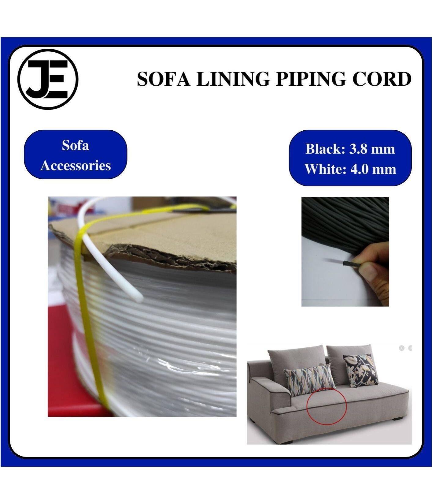 4.0MM X 1M SOFA LINING PIPING CORD PERABOT GETAH TALI DIY UPHOLSTERY ...