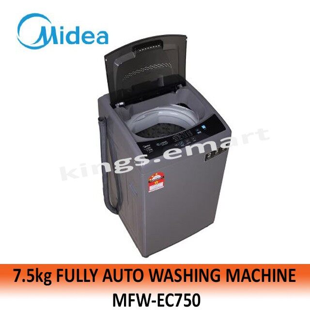 MIDEA 7.5kg Fully Auto Washing Machine MFW-EC750 [READY STOCK] | Lazada