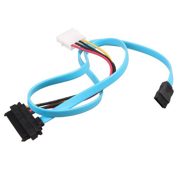 7 Pin SATA Serial ATA to SAS 29 Pin and 4 Pin Power Adapter Connector ...
