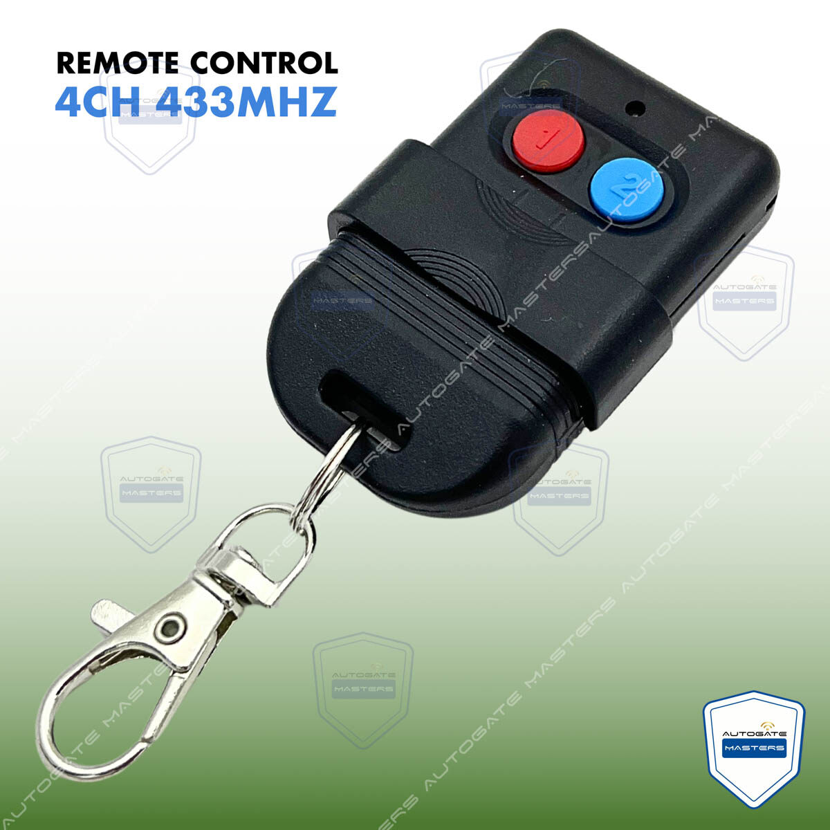 D12 BUIT IN RECEIVER / REMOTE 2CH 433MHZ Auto Gate DC 3 Speed Sliding ...