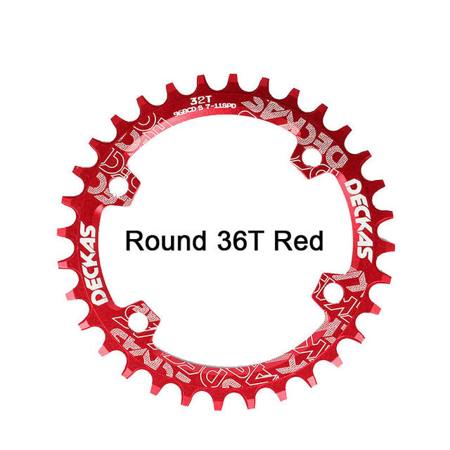 Deckas Round Narrow Wide 104 BCD Chainring 104bcd MTB 32T 34T 36T 38T Chainring Crankset Tooth ...