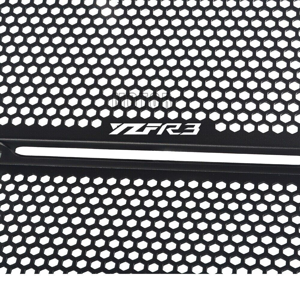 YZF-R3รถจักรยานยนต์ CNC หม้อน้ำ Guard Grille Cover Cooler Protector ...