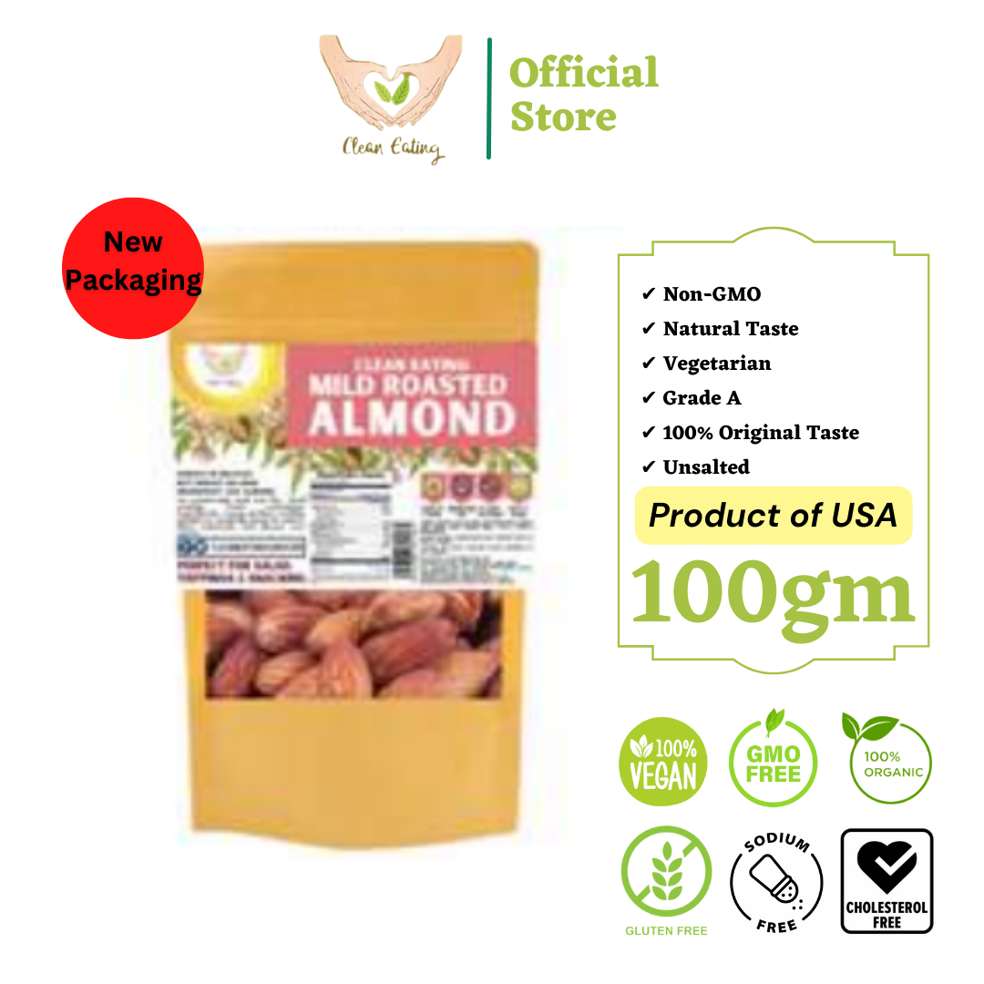 Clean Eating Mild Roasted Almond 100g | Lazada