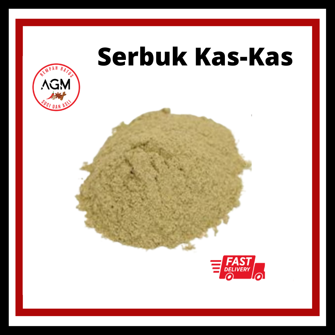 AGM SERBUK KAS-KAS @ AGM KAS-KAS POWDER 250G / 500G / 1KG READY STOCK ...