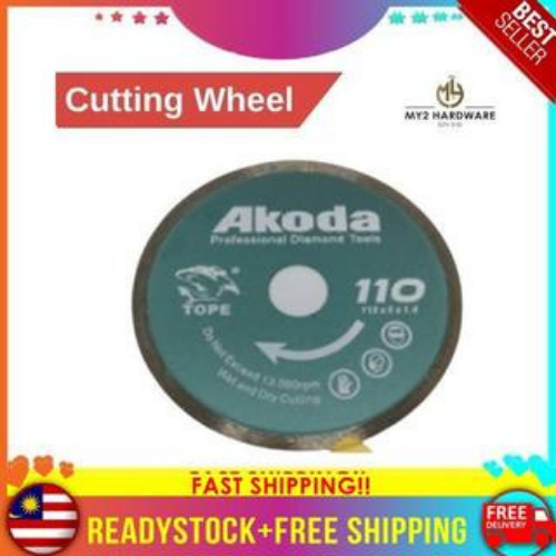 Akoda Professional Diamond Cutting Wheel 4" Model : 110 | Lazada