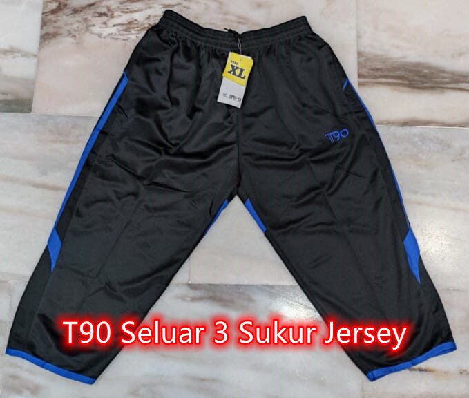3 Size Jersey T90 3 Sukur Seluar Sport Pakai Random Color | Lazada