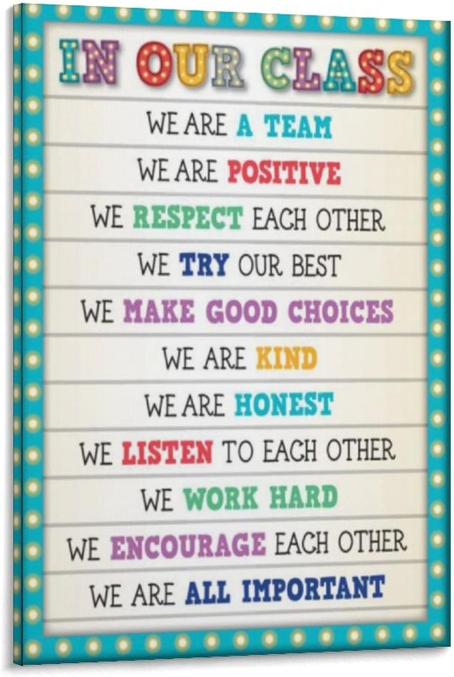 High School Classroom Wall Decoration