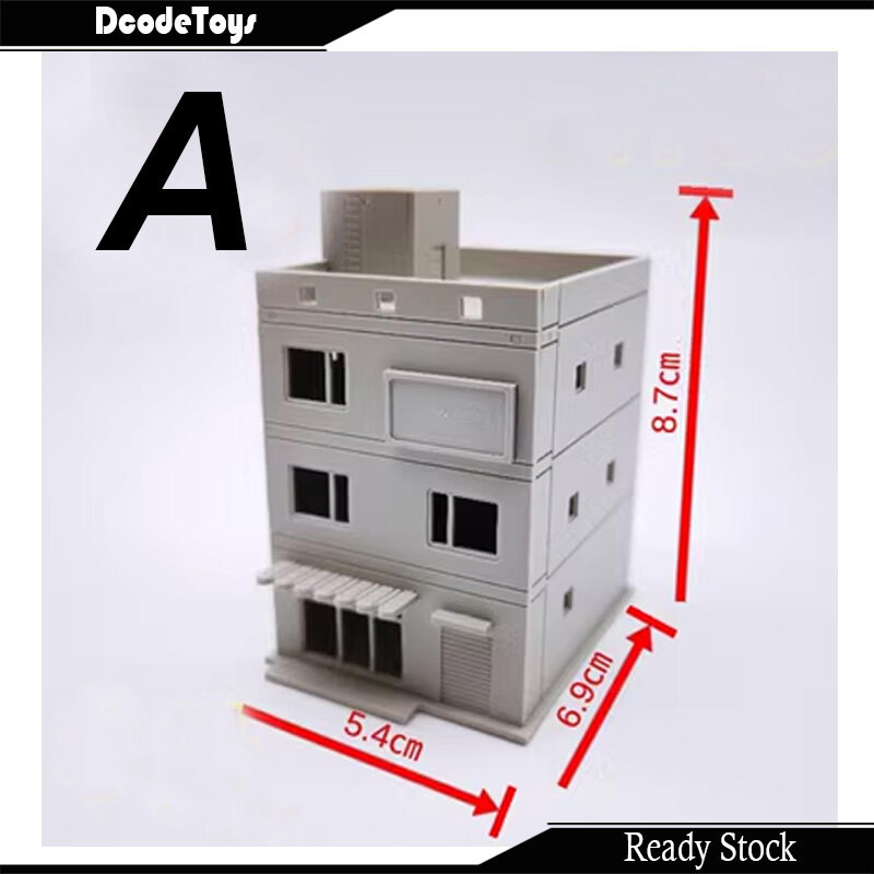 1/144 Diorama Building House Shop Japan architectural plastic model kit ...