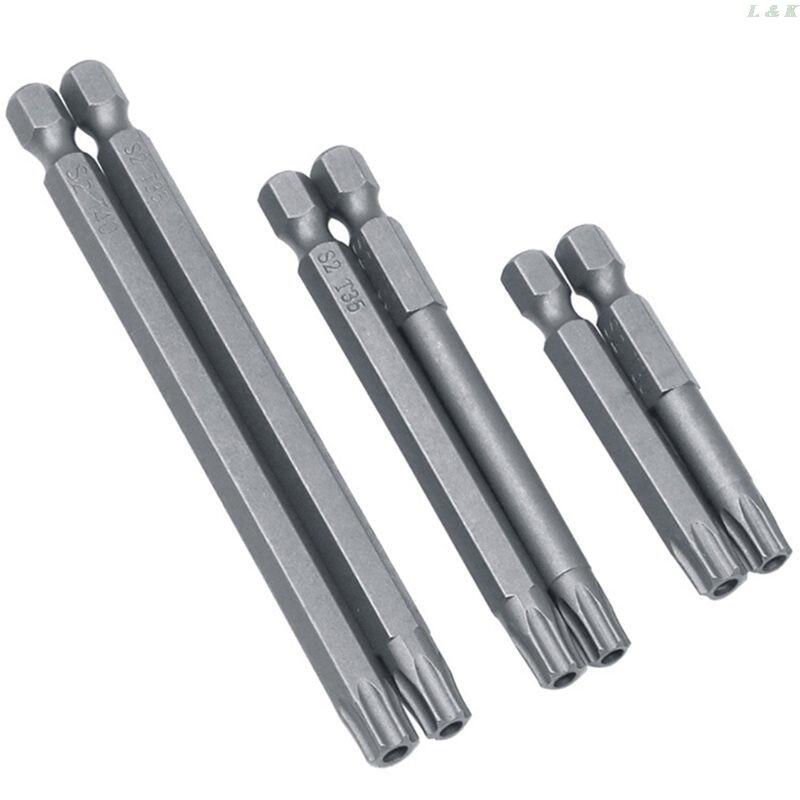 11/12 Pcs Tamper Proof Security Drill Magnetic Bit Set Torx Screwdriver ...