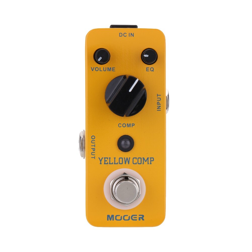 Mooer Yellow Comp Micro Mini Optical Compressor Pedal สำหรับกีตาร์ไฟฟ้า ...