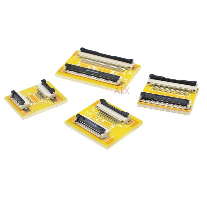 2PCS FPC FFCยืดหยุ่นสายแบนบอร์ดเชื่อมต่อขยาย 0.5 Mm PITCH 6 8 10 12 14 ...
