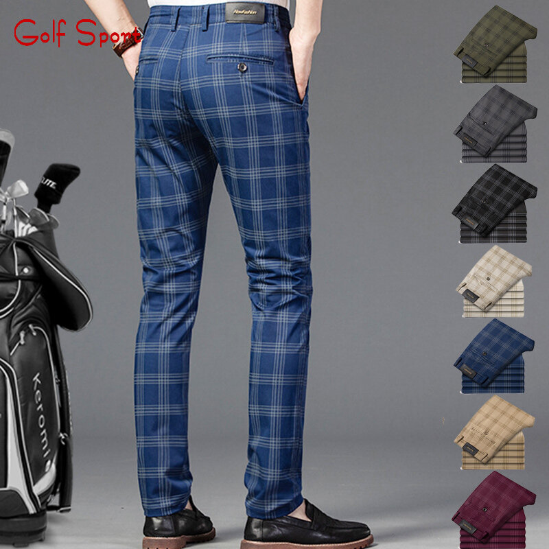 Spring and summer golf clothing men's long pants GOLF ball pants men's ...