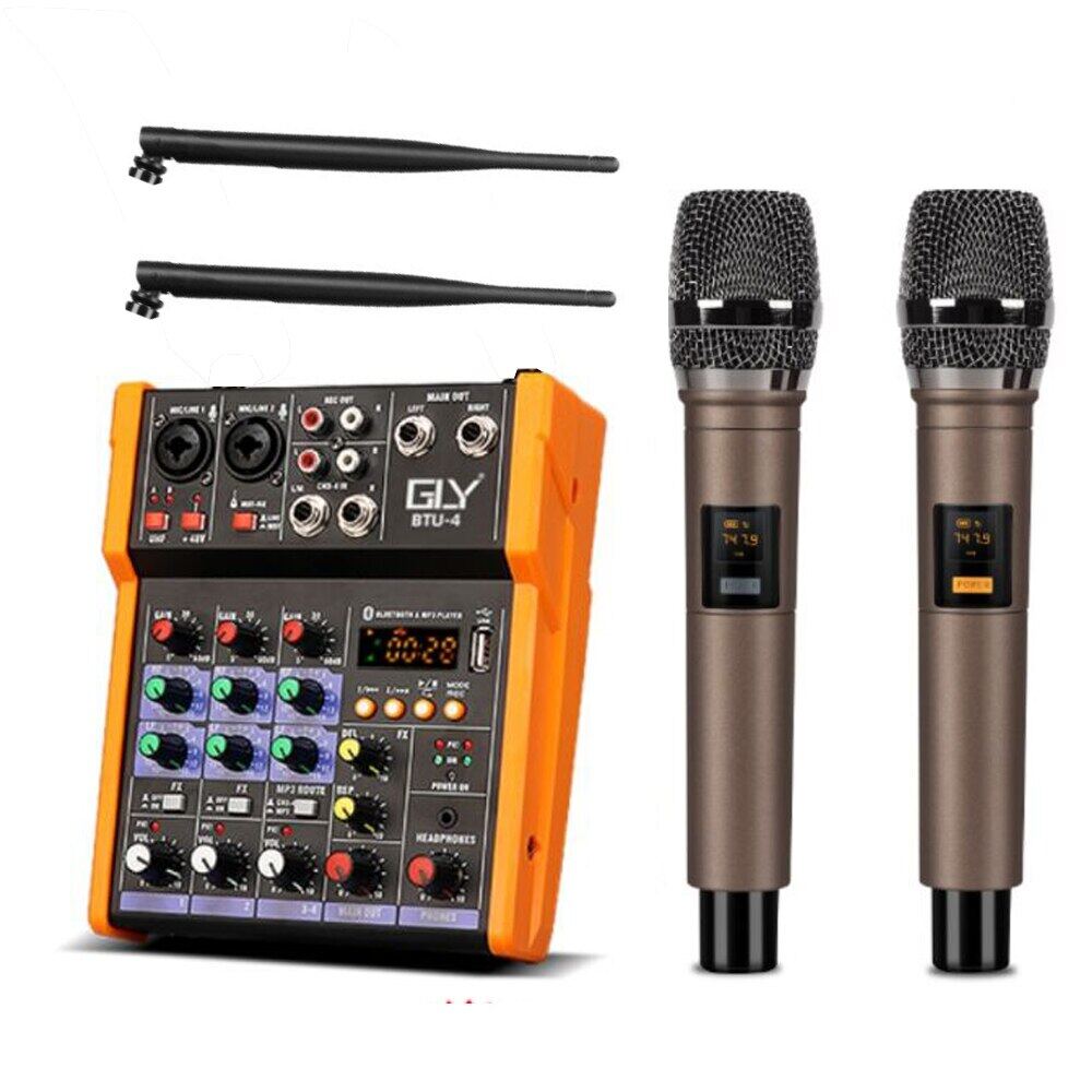 Portable Digital Audio Mixer DJ Controller Equipo De Sonido With USB ...