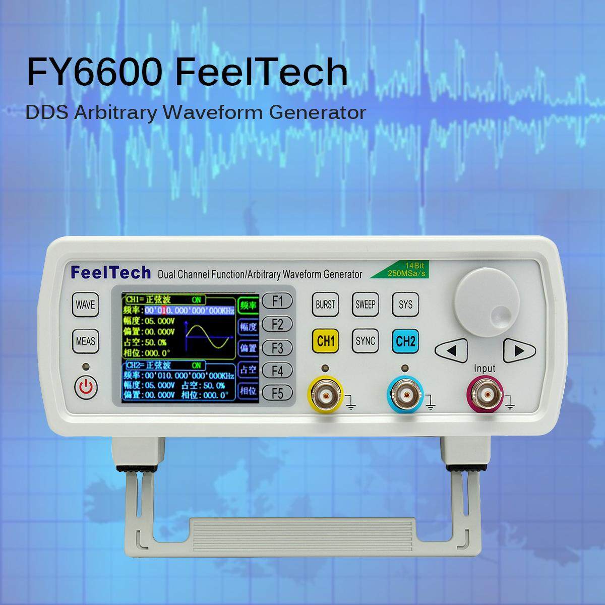 FY6600 FeelTech DDS Dual Channel Function Arbitrary Waveform - ningkua ...