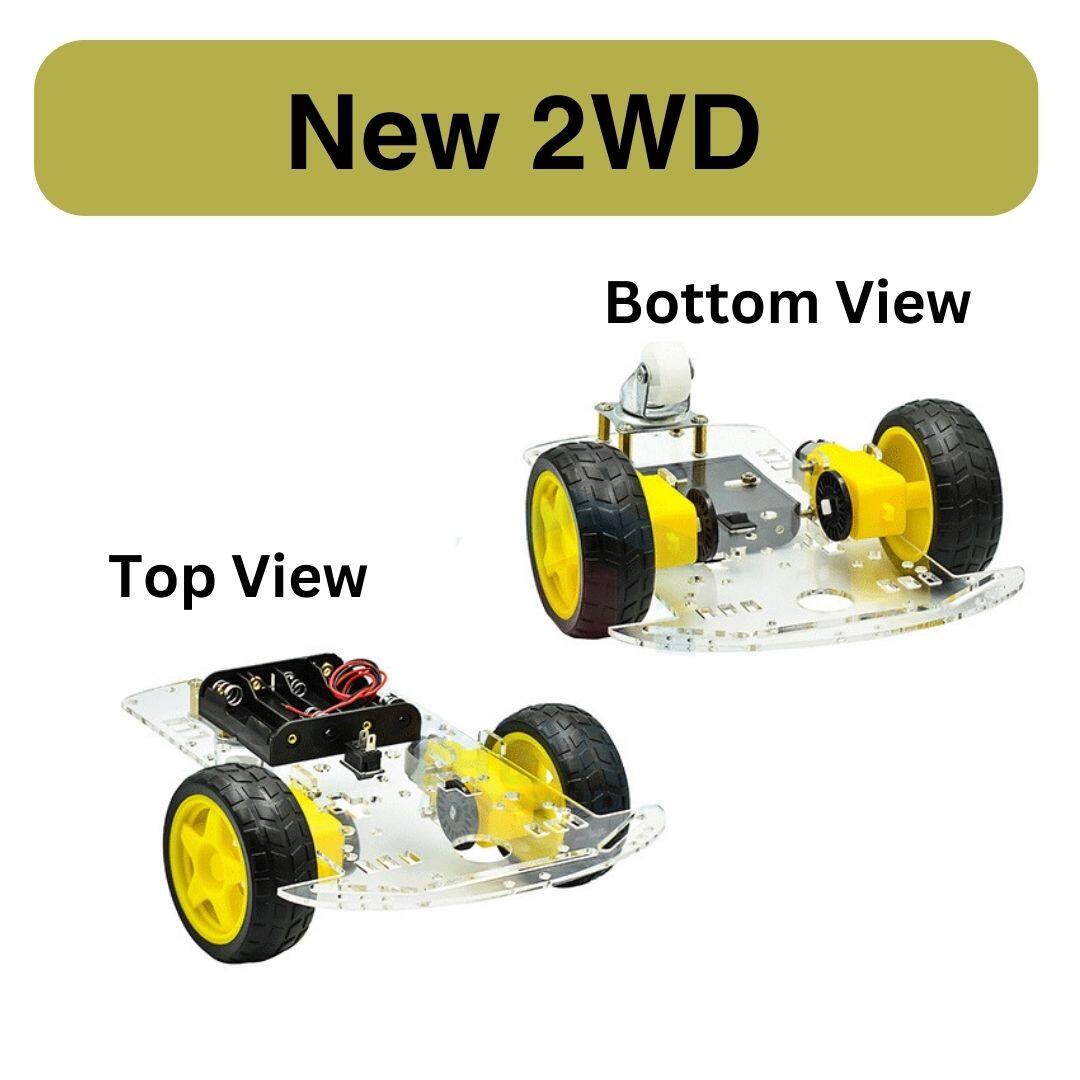 Ready Stock 2WD/4WD Smart Robotics Robot Car Chassis Kit with DC Motor ...