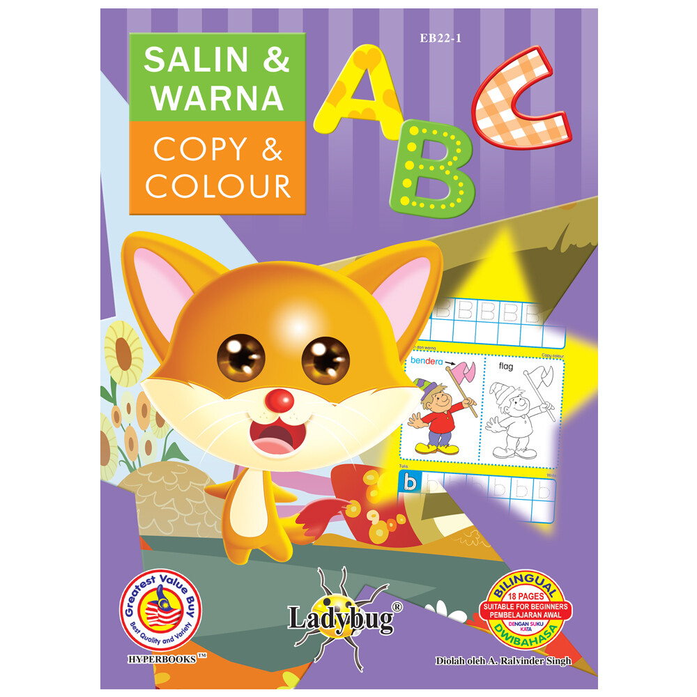 Salin & Mewarna Abc Copy Colouring Book EB22 - 1 | Lazada