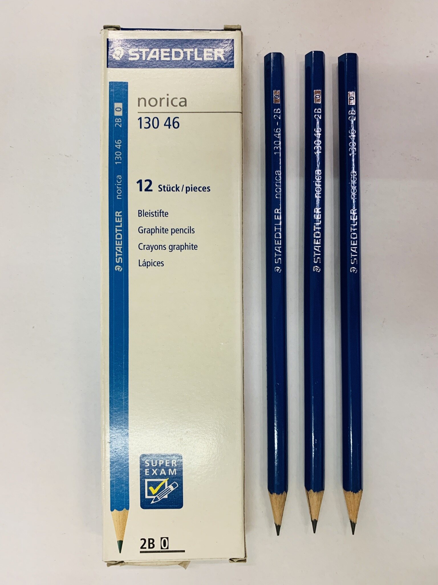 STAEDTLER NORICA 2B PENCIL 130 46 12'S+(12'S FREE) | Lazada