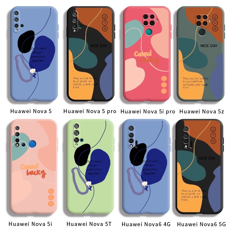 JIUMOO สำหรับ Huawei Nova 5 Pro Nova 5i Pro Nova 5z Nova 5i Nova 5T Nova6 4G Nova 6 5G กรณีสไตล์ ...