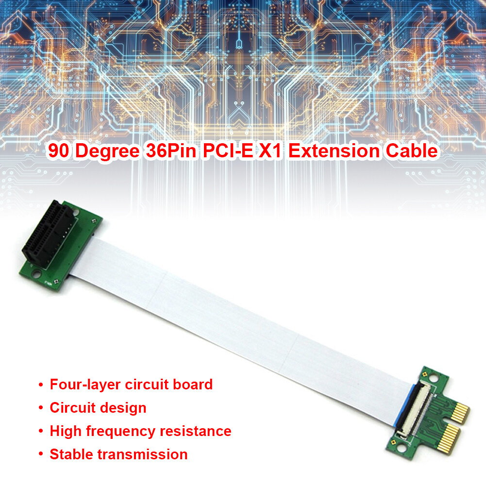 PCI-E PCI Express สายต่อขยายความถี่สูงความต้านทาน PCIe 1X FPC สายแปลง ...