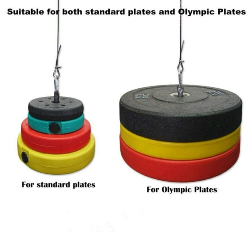 Refreshing Fitness Pulley Cable System DIY Loading Pin Lifting Triceps ...