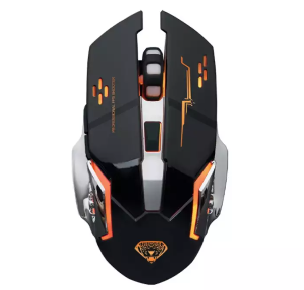 Divipard Q3 Rechargeable Wireless Gaming Mouse Silent LED Backlit USB ...