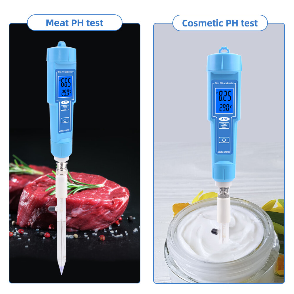 RCYAGO Household Auto Calibrating PH/Temperature Meter Chesese Milk ...