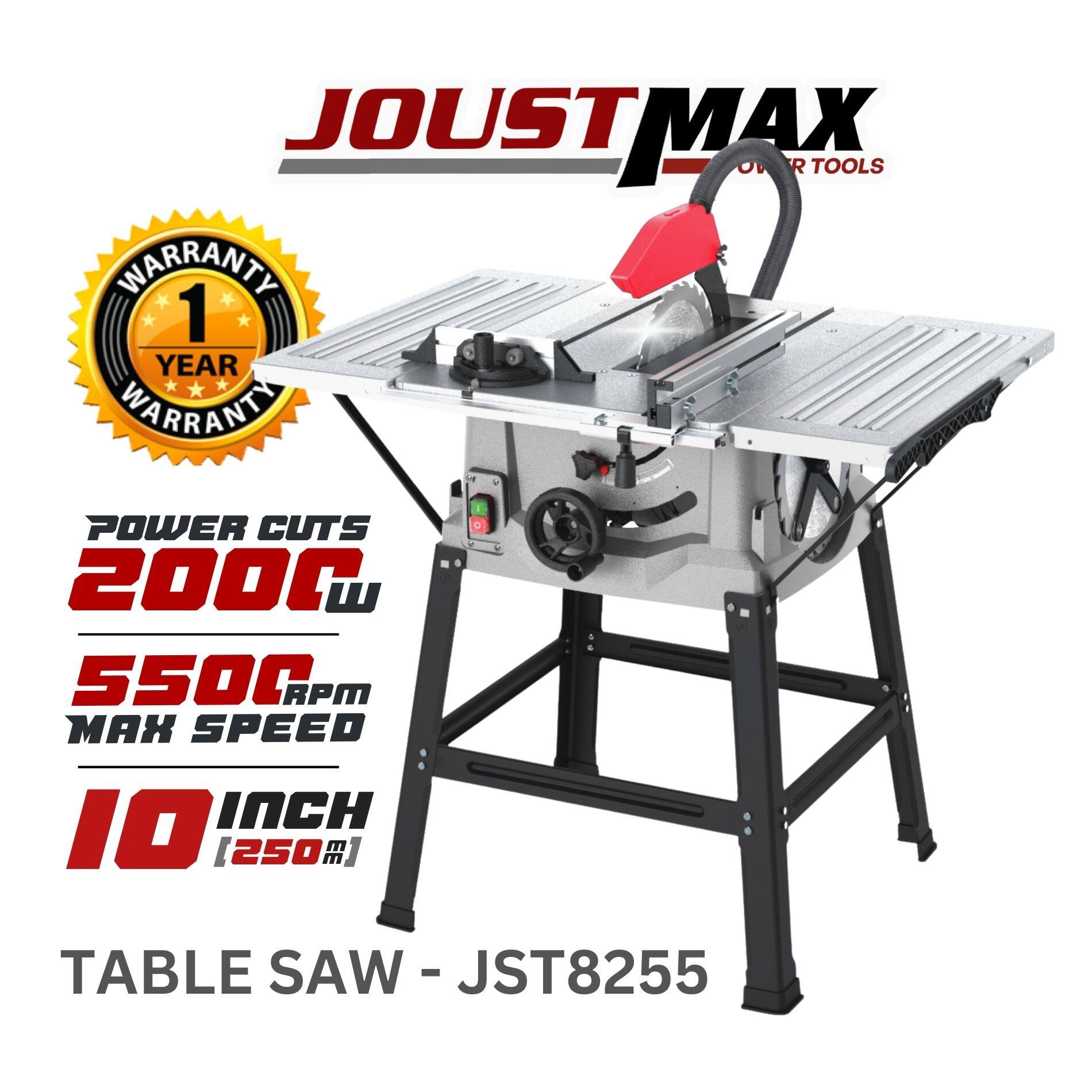 PRODIY JOUSTMAX JST8255TS 2000W 250mm 10" table saw Machine Wood ...
