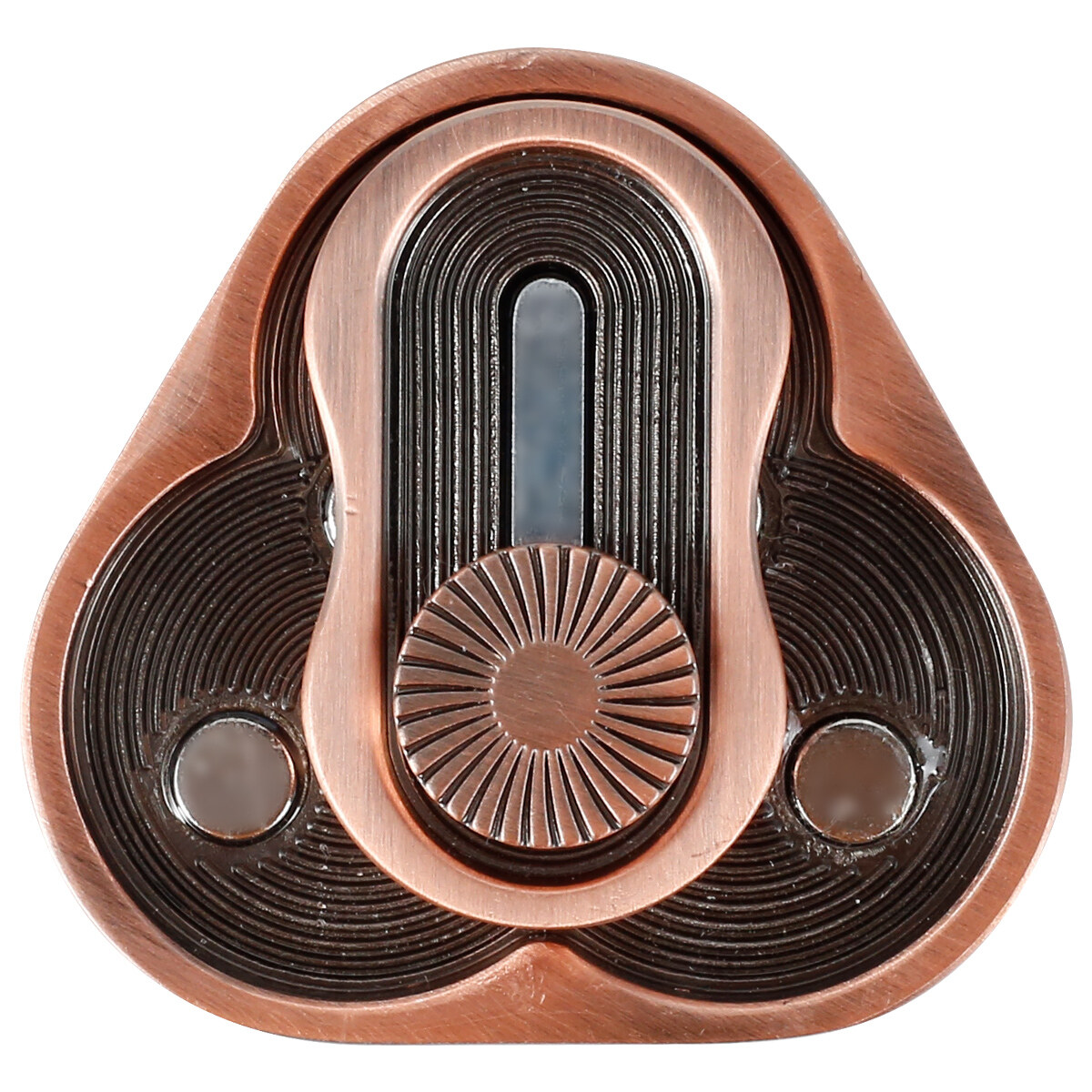 Fidget Toys Metal Rotary Push Fidget Spinner Toy Stainless Steel ...