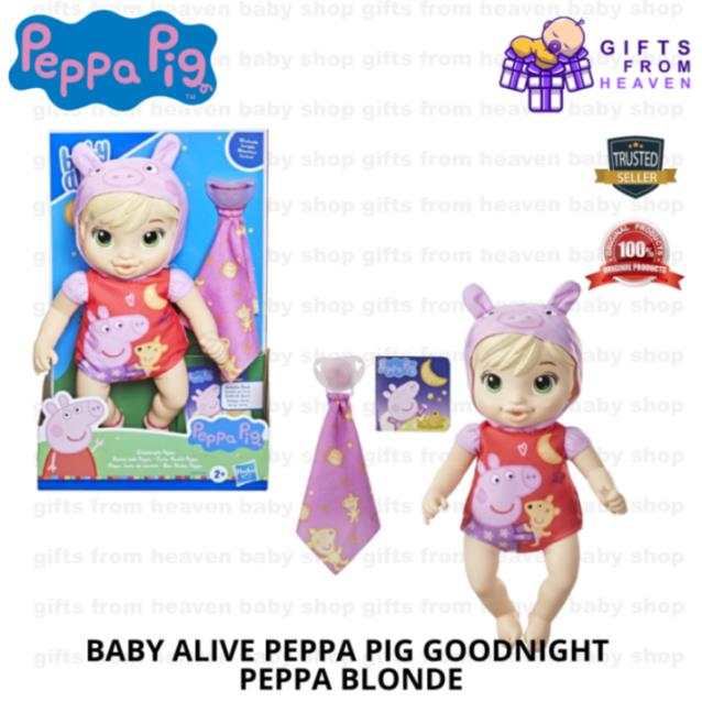 BABY ALIVE PEPPA PIG GOODNIGHT PEPPA BLONDE | Lazada