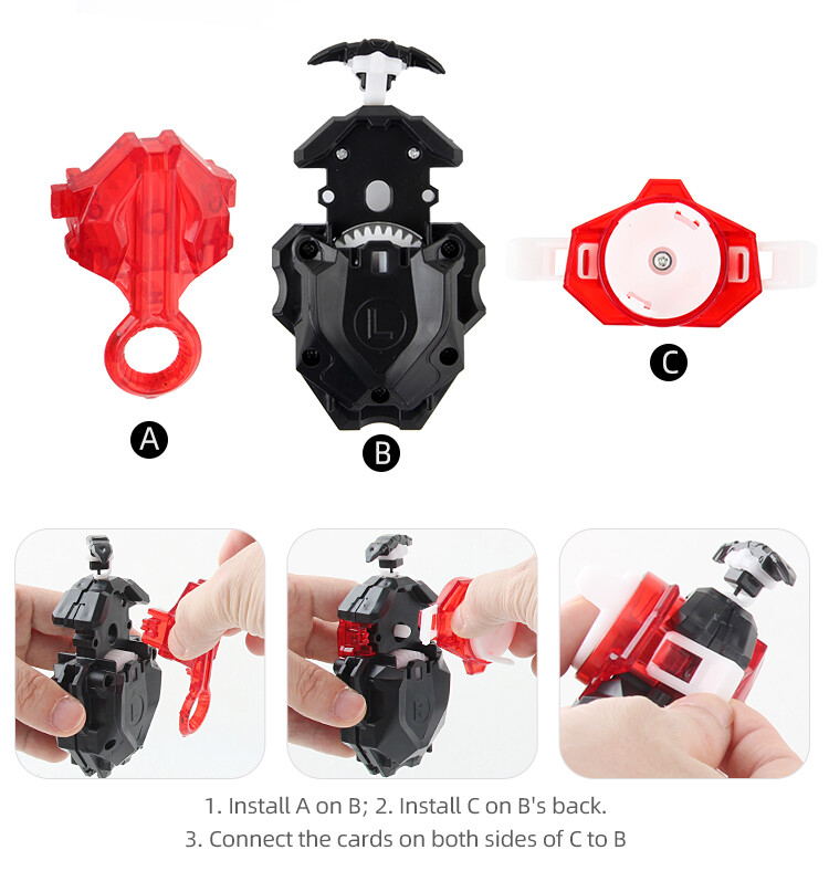Custom B-184 Launcher LR Left Right for Beyblade Burst Gyro Accessories ...