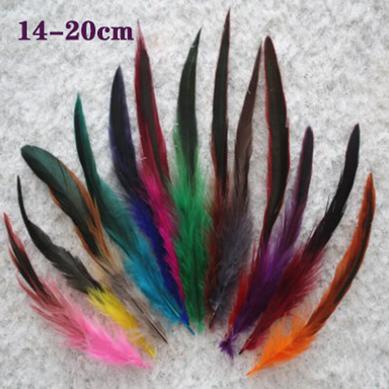 [Buy 4 get 4%]50Pcs Lot Natural Color Rooster Feathers 6-8 Inch ...