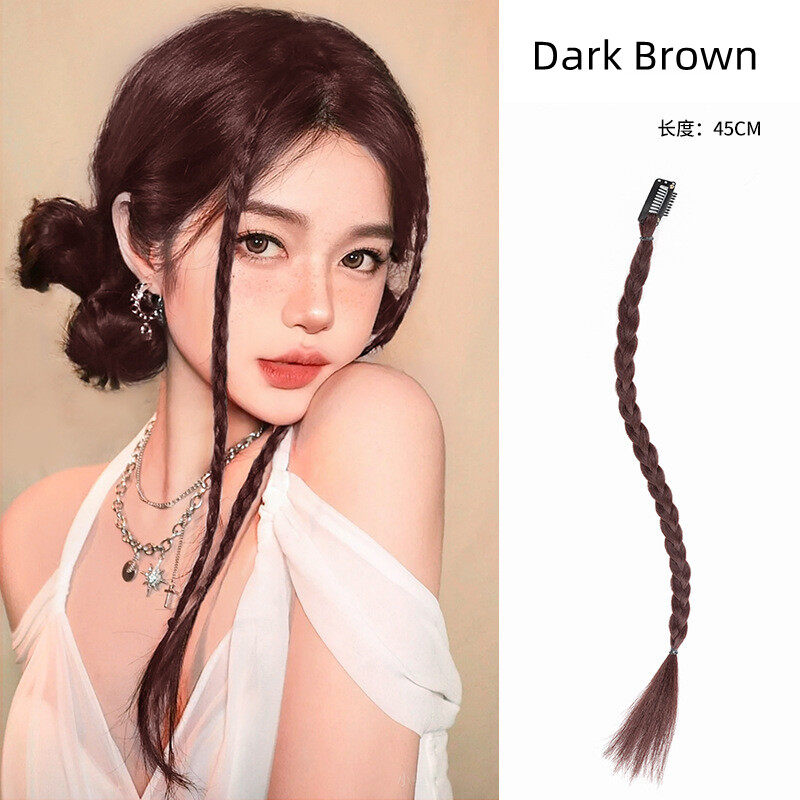 two pieces wig braids high ponytail braid natural dreadlocks boxing ...