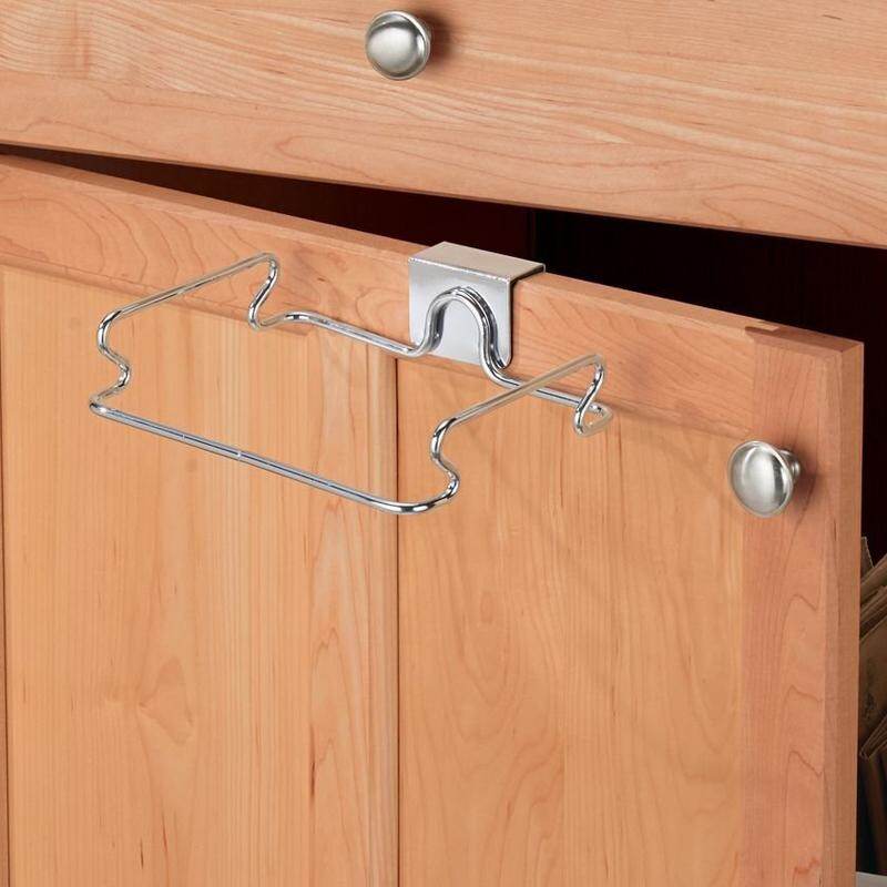 Stainless Steel Kitchen Hanger Storage Rack Cabinet Door Trash ...