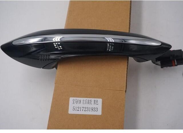 สีดำสีสบายประตูเข้าบ้าน Handle สำหรับ BMW 5 Series F11 520d 520i 523i ...