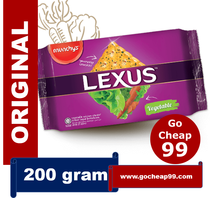 Munchy's LEXUS Vege Calcium Cracker (200g) | Lazada