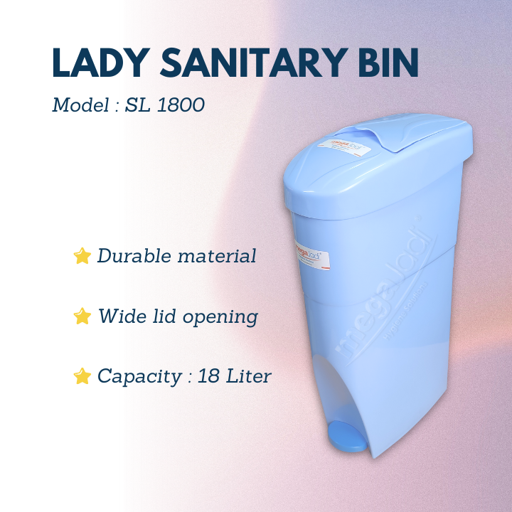 Lady Sanitary Bin Feminine Bin Washroom Waste Bin 18L | Lazada