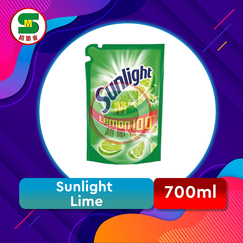 Sunlight Dishwashing Liquid Refill Pack [Lemon/Lime] 700ml | Lazada