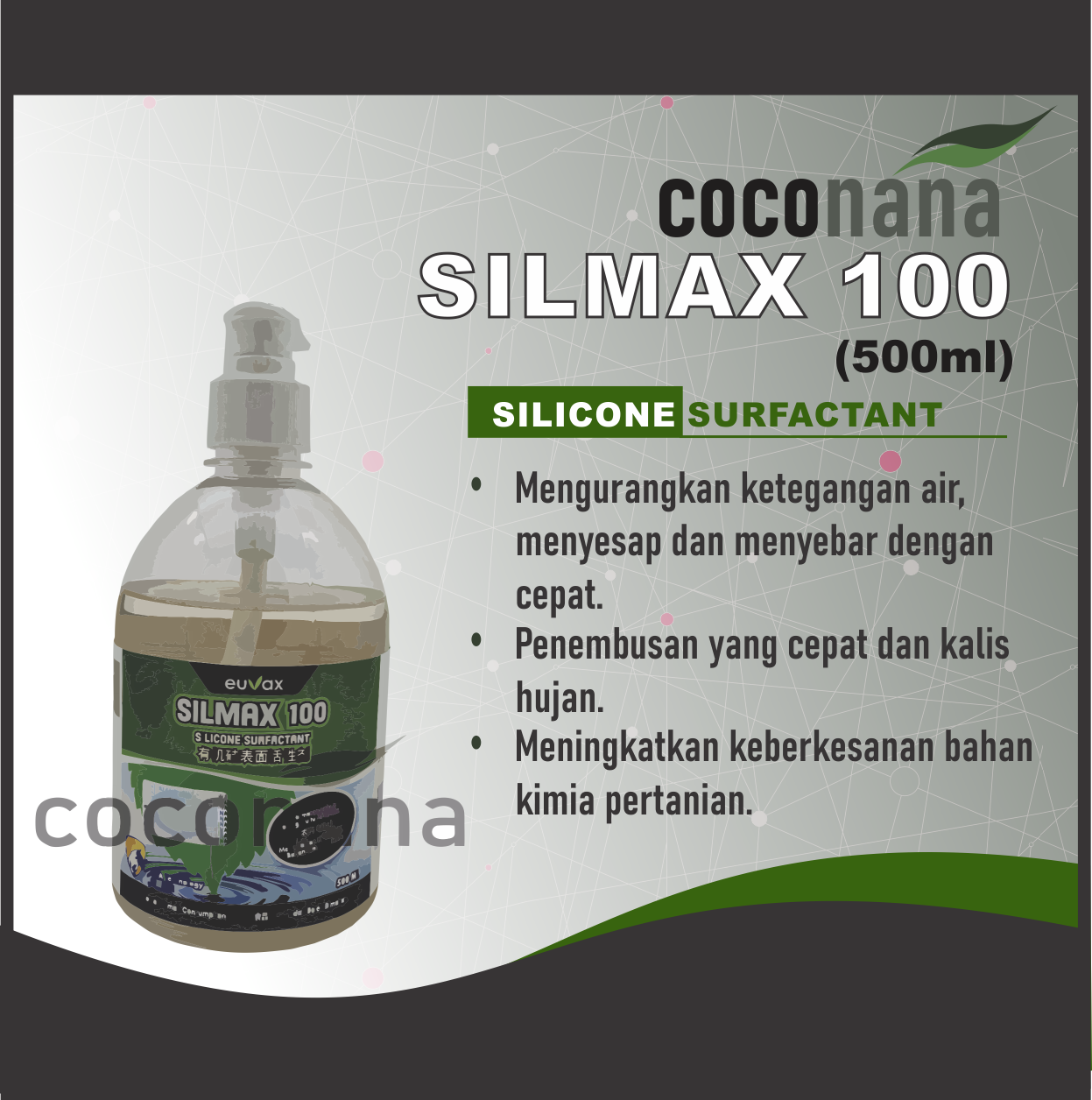 Silmax 100 / Silicone Surfactant / Gum Racun | Lazada
