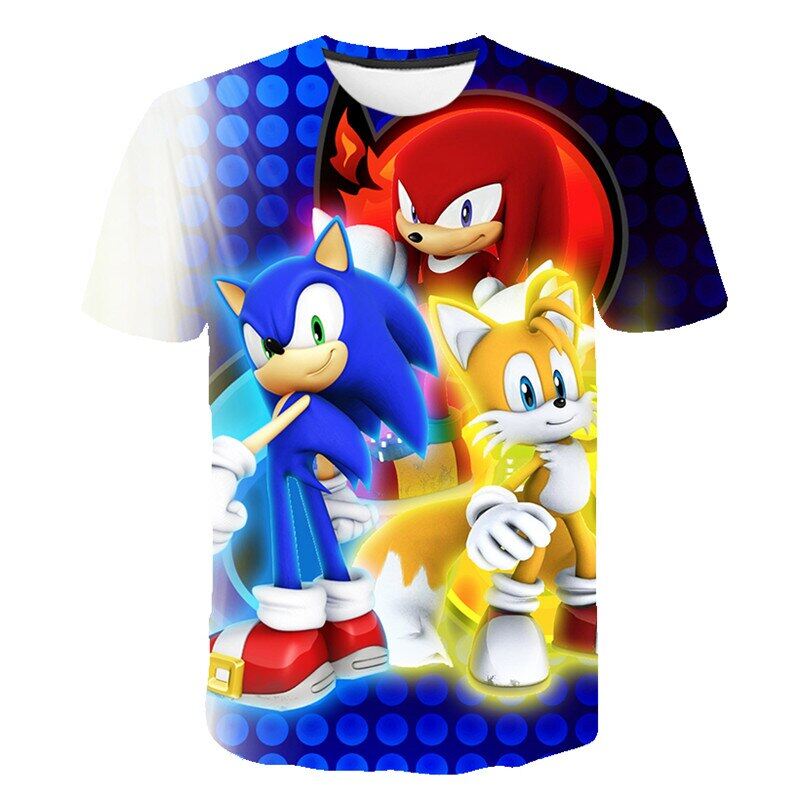 Kids Super Sonic Shirts T-Shirt for Children's Children Girls Boys a ...