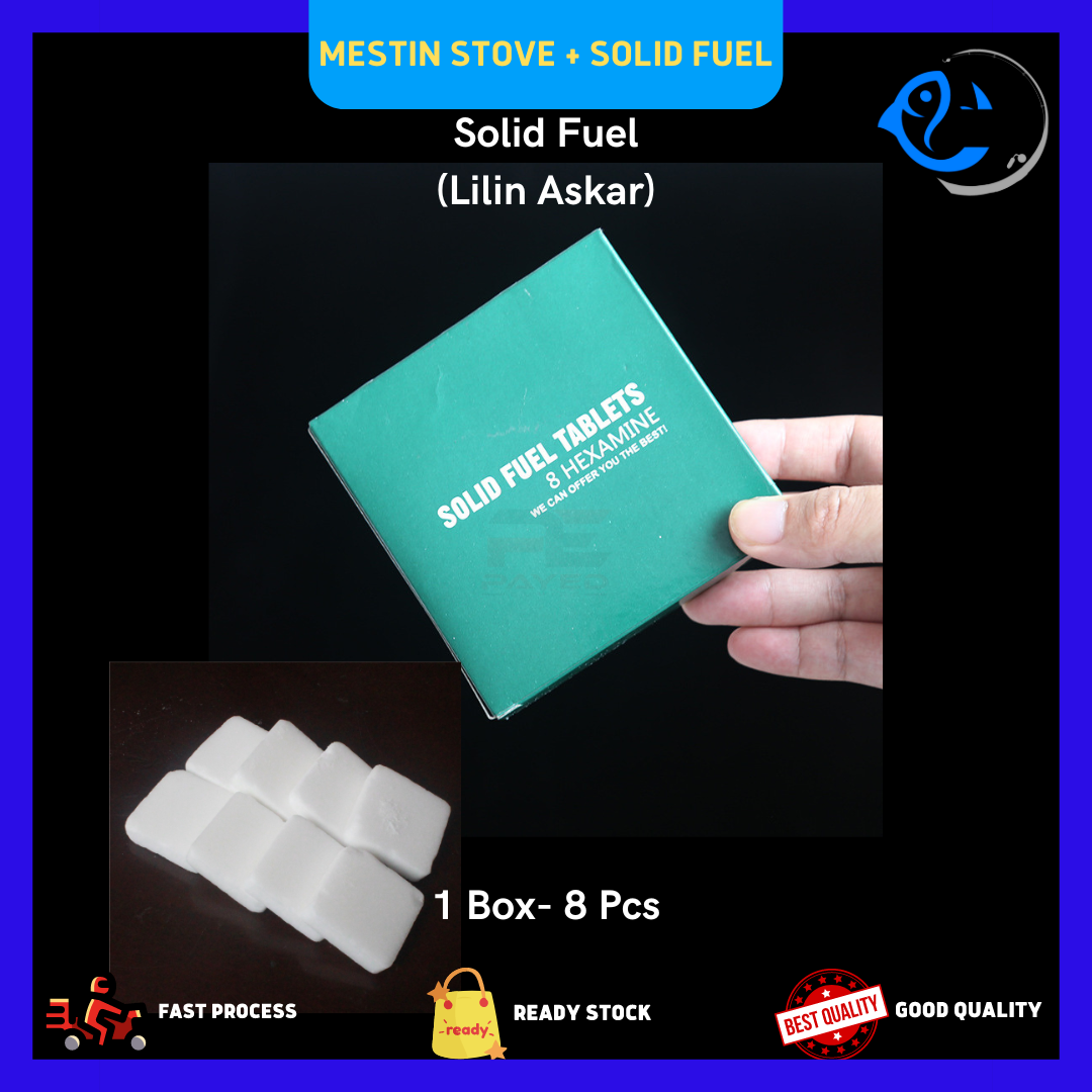 Mestin + Lilin Askar, Mestin Stove + Solid Fuel Untuk Aktiviti Camping ...