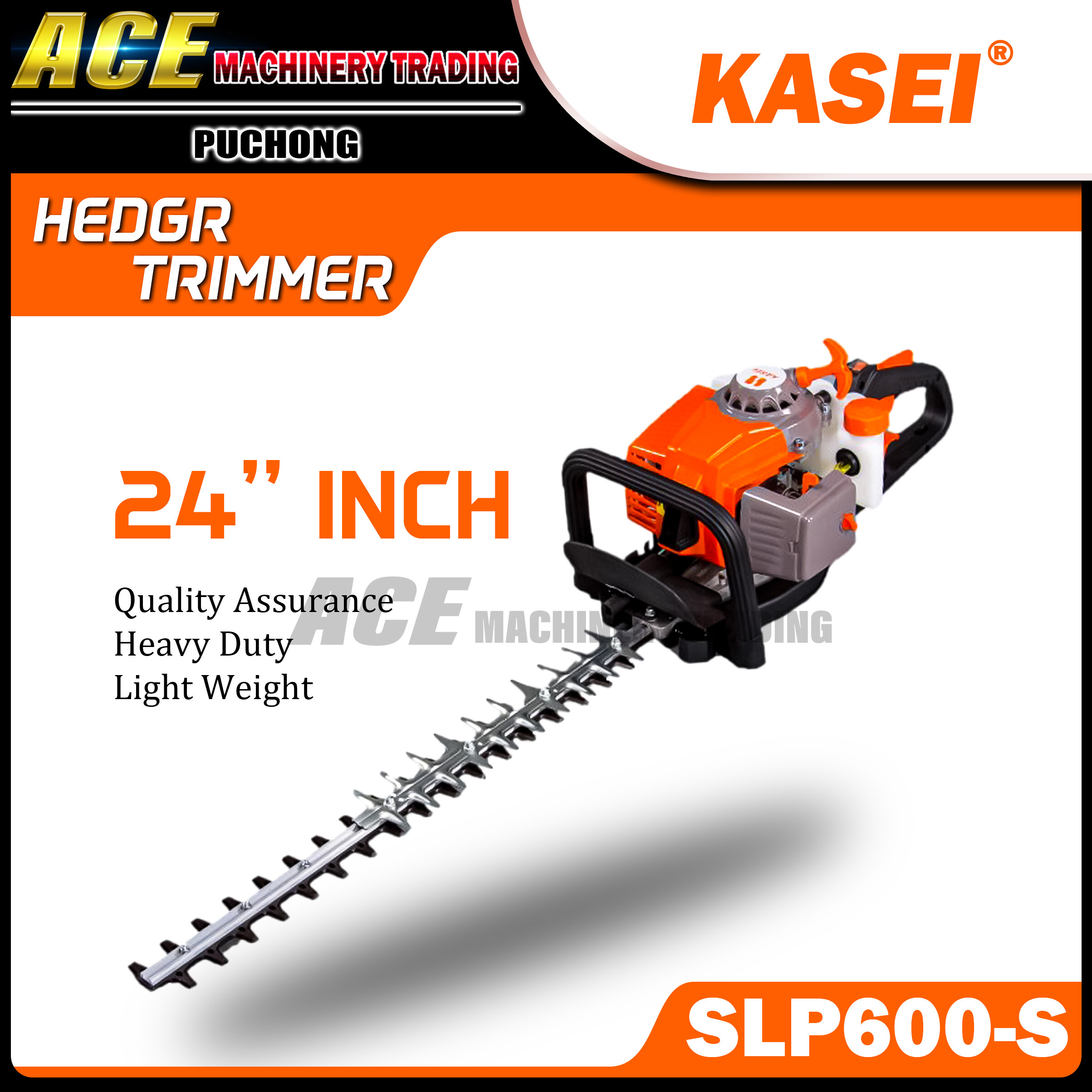 KASEI SLP500 & SLP600S 2-Stroke Petrol Hedge Trimmer Cutter Complete ...