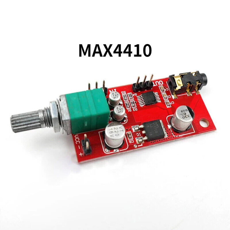แผงเครื่องขยายเสียงหูฟัง MAX4410 Mini Amp สามารถถูกใช้เป็น Preamplifier ...