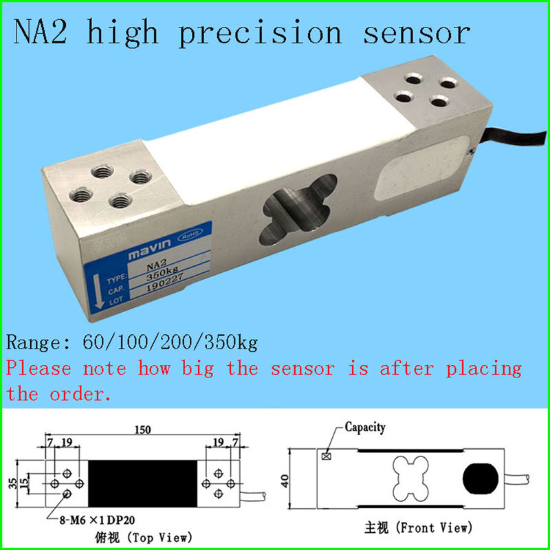 NA2 Weighing Sensor Load Cells Electronic Scale Sensor60kg 100kg 200kg ...