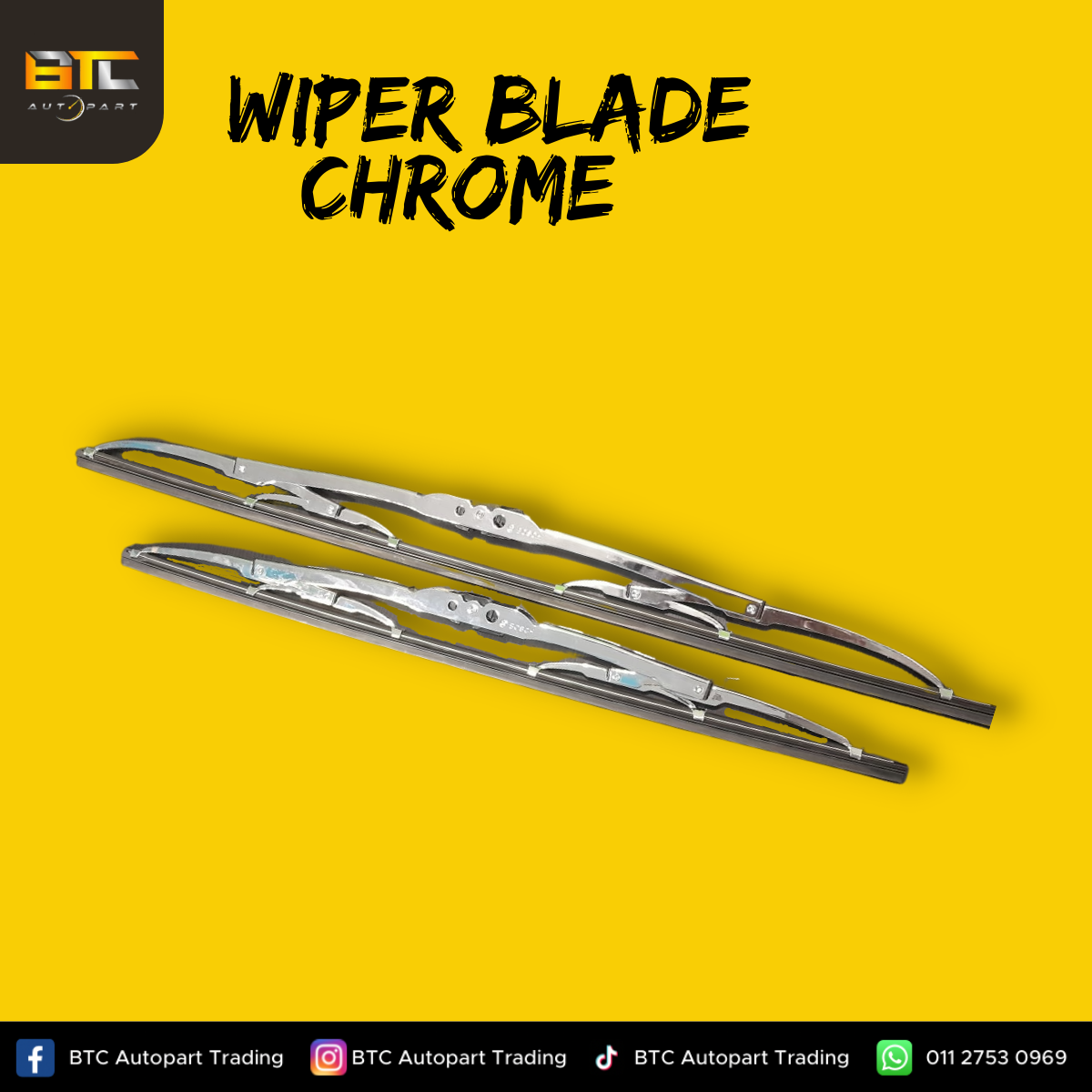 Wiper Blade Chrome Bosch PERODUA Myvi / Axia / Viva / Kancil / Kelisa ...