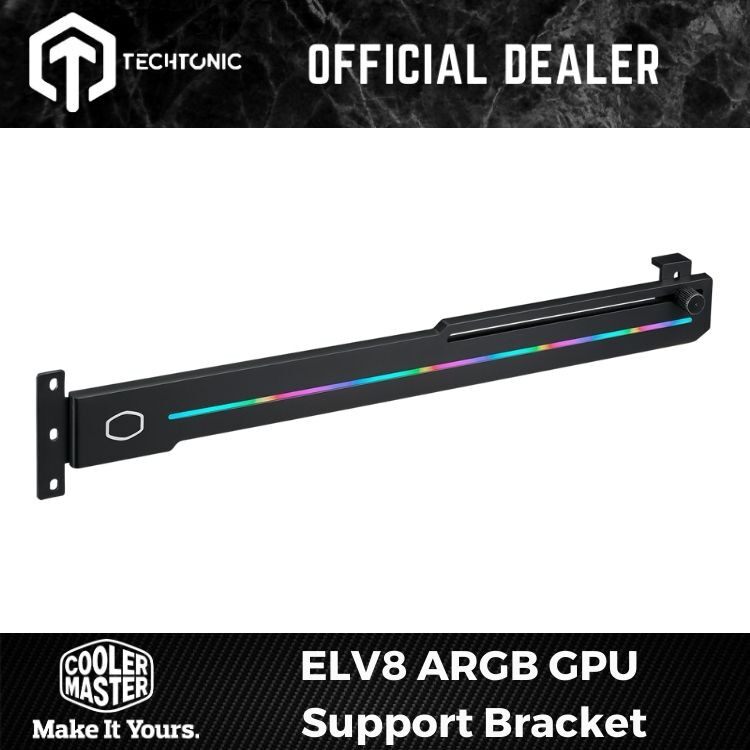 Cooler Master ELV8 aRGB GPU Support Bracket [MAZ-IMGB-N30NA-R1] | Lazada