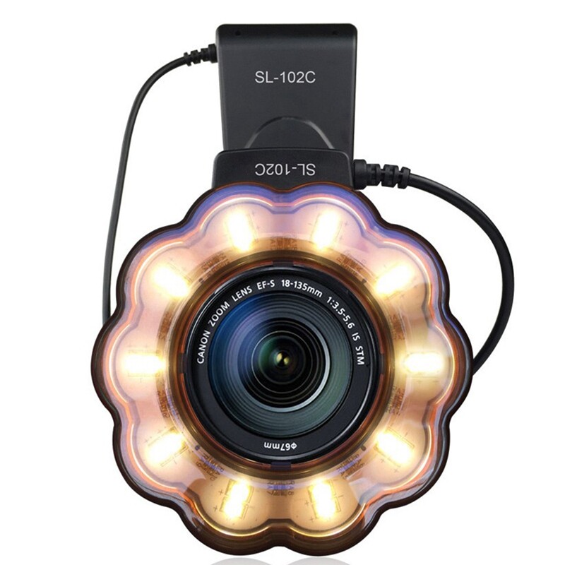 Macro LED Ring Light Ring Flash with Adapter Ring for Nikon D5100 D3100 ...