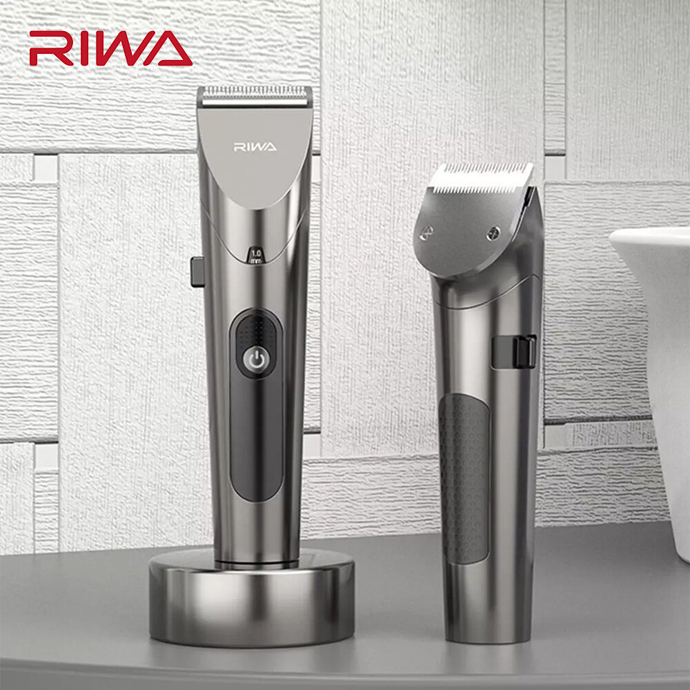 RIWA Professional Hair Trimmer ล้างทำความสะอาดได้จอแสดงผลแอลอีดีไฟฟ้า ...